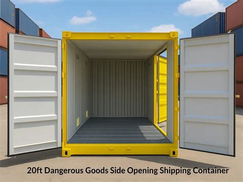 20ft Side Opening Dangerous Goods Container Scs Australia