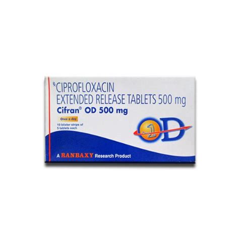 Buy Cifran Od 500mg Ciprofloxacin In Lowest Price Usa Uk
