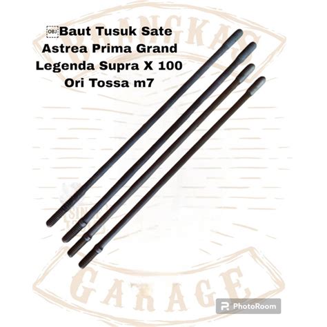 Jual Baut Tusuk Sate Astrea Prima Grand Legenda Supra X 100 Ori Tossa M7 Shopee Indonesia