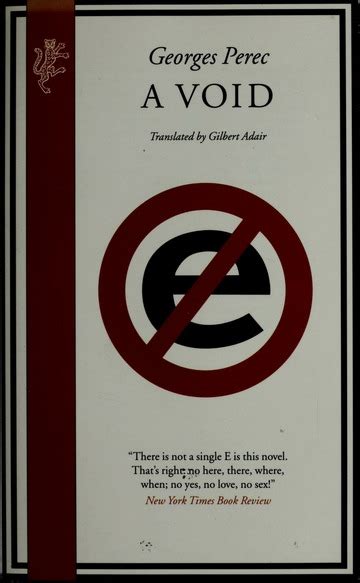 A Void Georges Perec Free Download Borrow And Streaming
