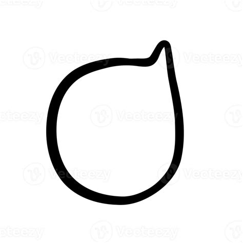 Speech Bubble Outline 26480731 Png