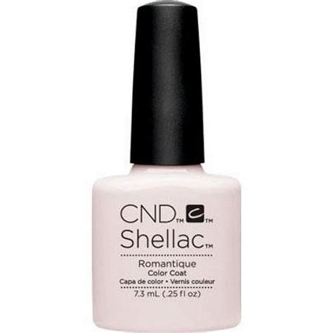 Cnd Shellac Top Coat Gel Nail Polish Romantique 025 Fl Oz