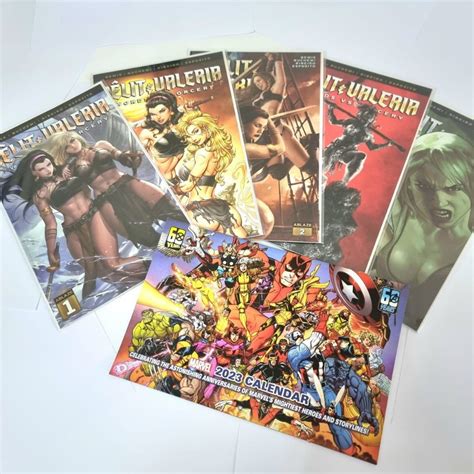 Belit And Valeria Sword And Sorcery Free Marvel 2023 Calendar Hobbies And Toys Books And Magazines