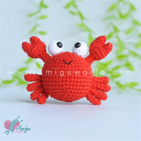 Free Crochet Amigurumi Crab Pattern Crab Crochet Pattern And Matching