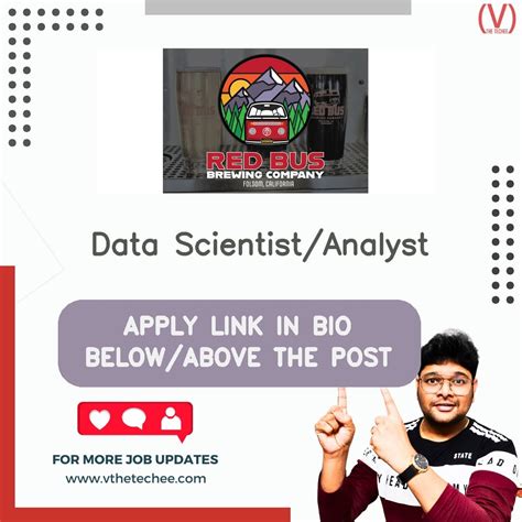 Redbus Is Hiring For Data Scientistanalyst Apply Now V The Techee