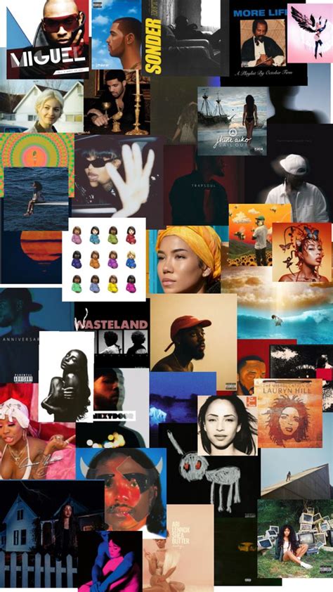 Winter Rnb Music Poster Design Ipad Wallpaper Rnb Collage