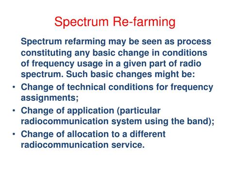 Ppt Presentation On Spectrum Management Powerpoint Presentation Free