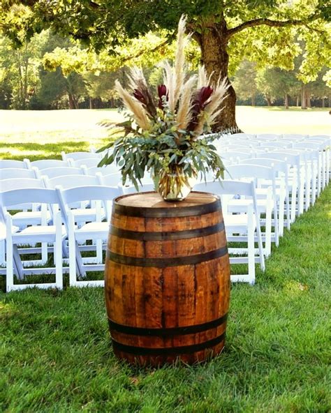 Whiskey Barrel Wedding Decor 60 Photos