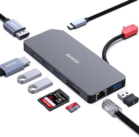 Benfei 9in1 Usb C Mst Laptop Docking Station Usb C Hub