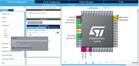 getting started with start from board stm32mcu