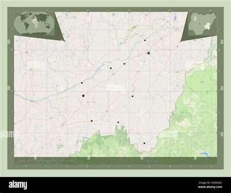 Taraba State Of Nigeria Open Street Map Locations Of Major Cities Of