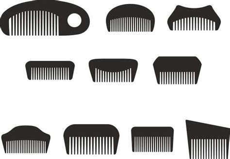 Beard Comb Svg Set Laser Cut Template Cnc Cutting File Etsy