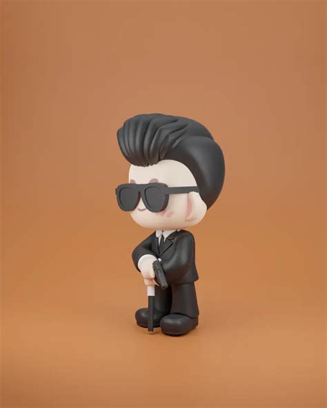 Other Stl Download Caine Chibi Johnwick4by Cloudysweety