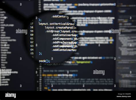 Real Java Code Developing Screen Programing Workflow Abstract Algorithm Concept Lines Of Java