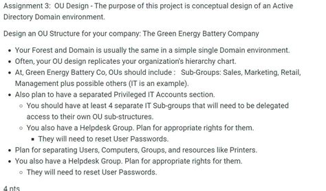 Assignment 3 Ou Design The Purpose Of This Project