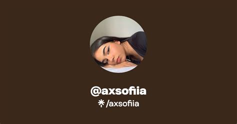 Axsofiia Instagram Tiktok Linktree