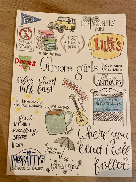 Printable Wall Art Gilmore Girls Digital Poster A3 11×17 Etsy Artofit