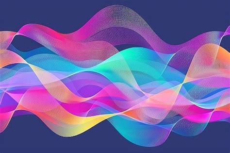 Premium Photo Abstract Flowing Waves Background