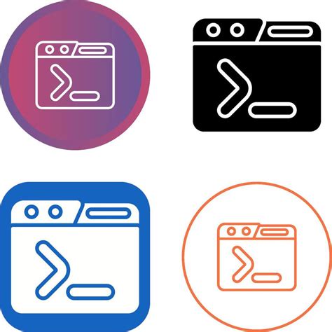 Command Prompt Vector Icon 40664641 Vector Art At Vecteezy