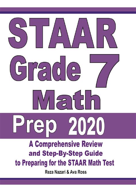 Staar Grade 7 Math Prep 2020 A Comprehensive Review And Step By Step