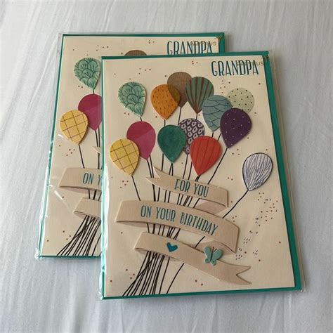 Nwt Two Papyrus Grandpa Birthday Cards Creative Birthday Cards Grandpa Birthday Card Happy