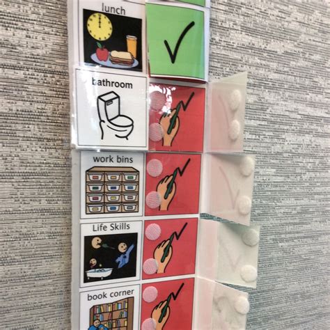 Editable Visual Schedule For Special Education Etsy