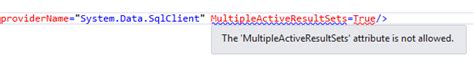 Sql Enabling Multiple Active Result Setsmars In Entity Framework By