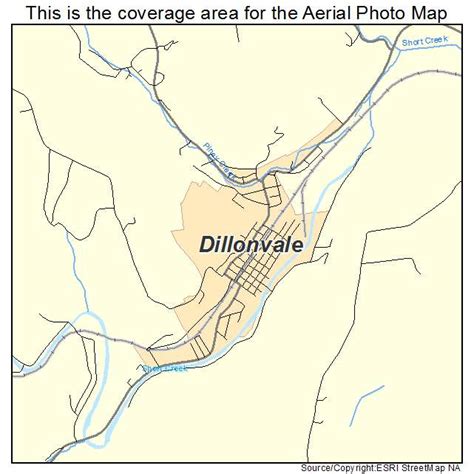 Aerial Photography Map Of Dillonvale Oh Ohio