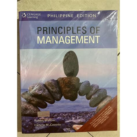 Principles Of Management By Robert Kreitner Carlene M Cassidy Shopee Philippines