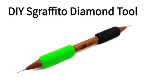 Diy Sgraffito Diamond Tip Tool Tutorial Diy Pottery Diamond Tip Carving Tool Tutorial Youtube