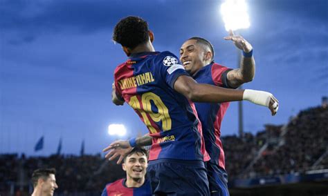 Watch Yamal Raphinha Fire Barca Past Benfica Into Champions League Last Eight Sportsdesk