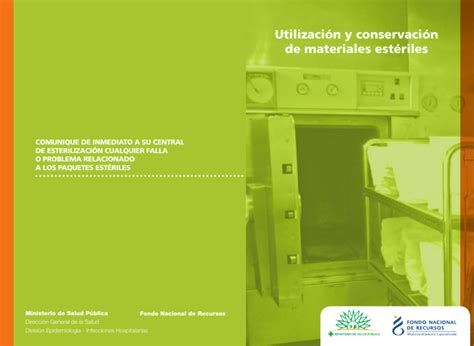 Utilización Y Conservación De Materiales Estériles