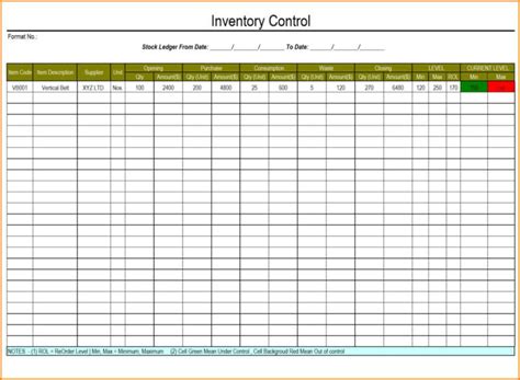 Waste Tracking Spreadsheet With Regard To Inventory Tracking