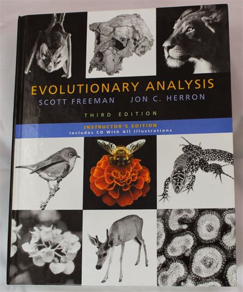Evolutionary Analysis Jon C Freeman Scott And Herron 9780131442795