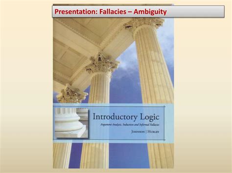 Ppt Presentation Fallacies Ambiguity Powerpoint Presentation Free