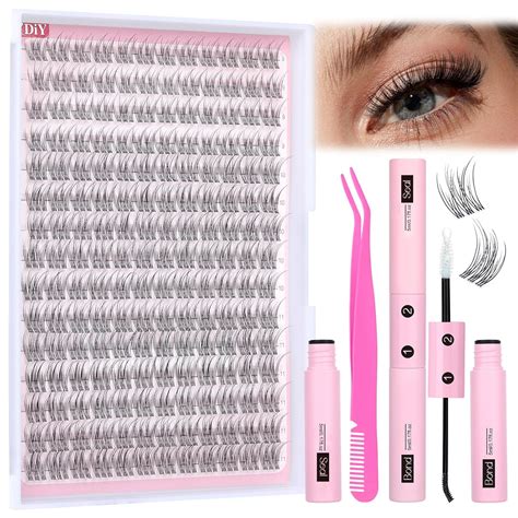 Natural Lash Extension Kit Wispy Eyelash Clusters 9 11mm