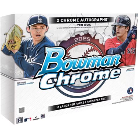 2025 Bowman Chrome Baseball Checklist