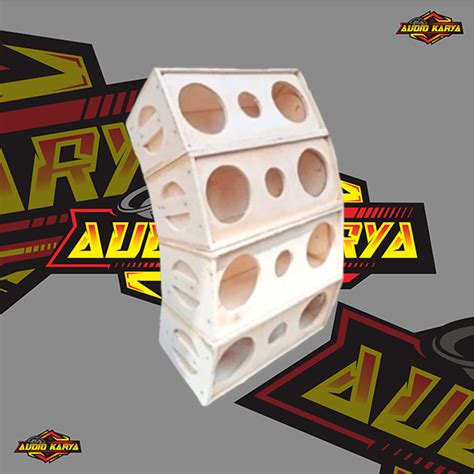 Jual Box Speaker 4 Inch Line Array Double Plus Tweeter Audio Karya Shopee Indonesia