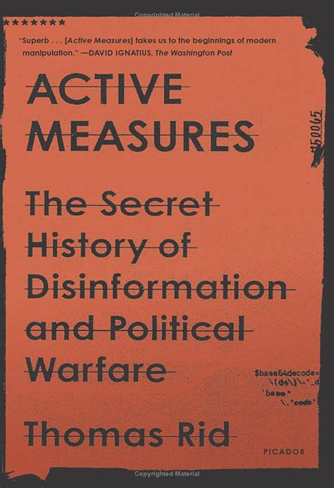 Active Measures By Thomas Rid Key Terrain Cyber