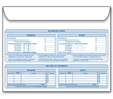 9 X 12 Completed Tax Return Envelope Item 13 100