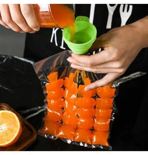 메이커 트레이 얼음 틀 아이스 볼 일회용 큐브 몰드 투명 팩 빠른 동결 만들기 가방 Diy 10 개 티몬