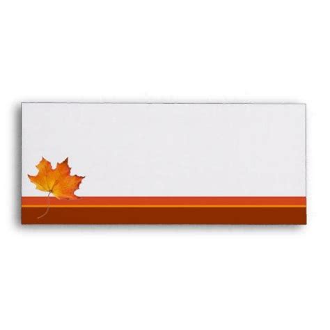 Maple Leaf Letterhead Envelope Zazzle Matching Ts Maple Leaf Envelope