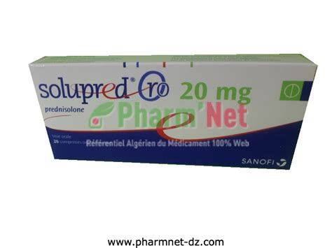 Solupred Oro 20mg Comp Orodispers B20 Pharmnet Encyclopédie Des