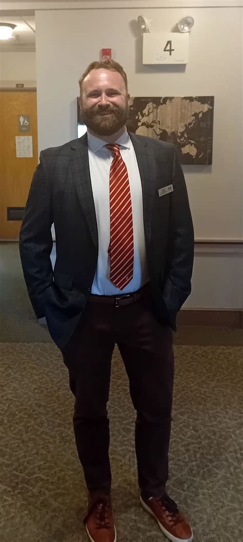 Eric Wirth Manager Of Global Partnerships At Umass Kindly Wearing Our