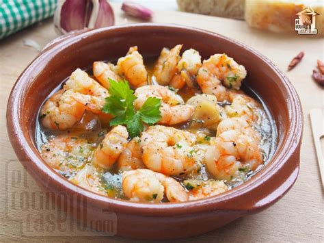 Gambas Al Ajillo · El Cocinero Casero Pescados