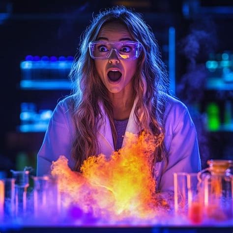Free Exciting Science Experiment Image Scientist Laboratory