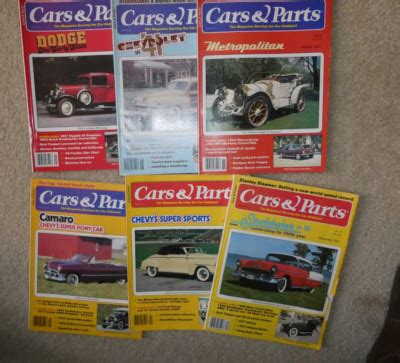 Lot Of 6 Different Vintage 1981 Cars And Parts Auto Magazines Ebay