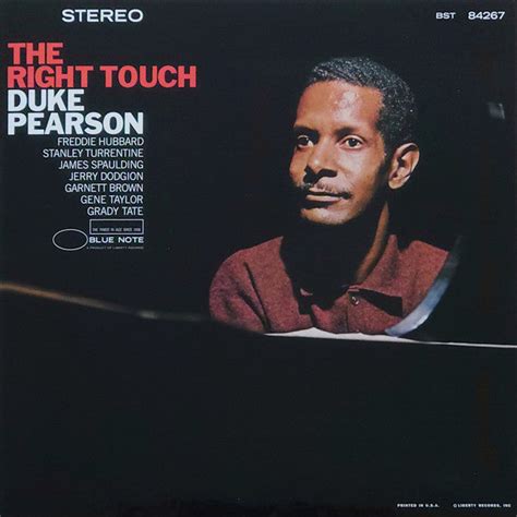 Duke Pearson The Right Touch On Vinyl