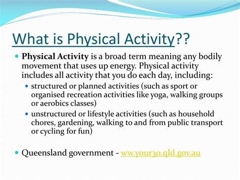 Ppt Physical Activity Powerpoint Presentation Free Download Id1560901