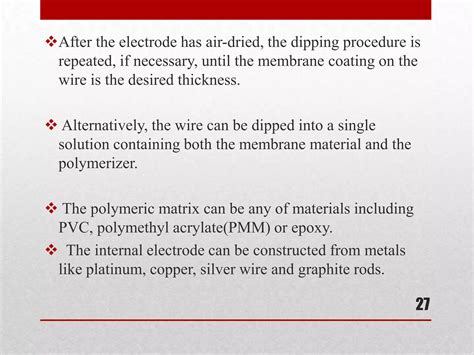 Ion Selective Electrodes Pptx